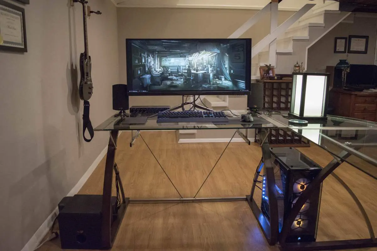 How to Hide Computer Wires on Glass Desk?